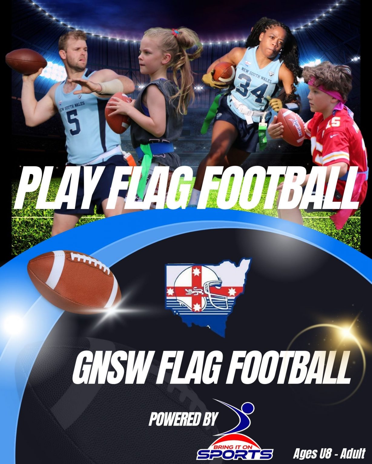 Flag Football Leagues Coming to NSW! | Bring it on Sports