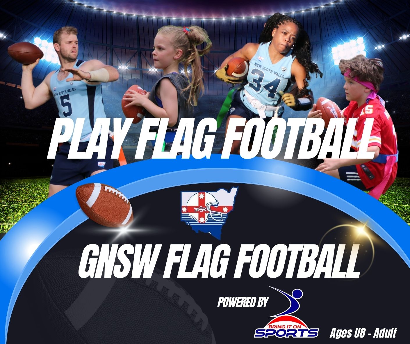 Flag Football Leagues Coming to NSW! | Bring it on Sports